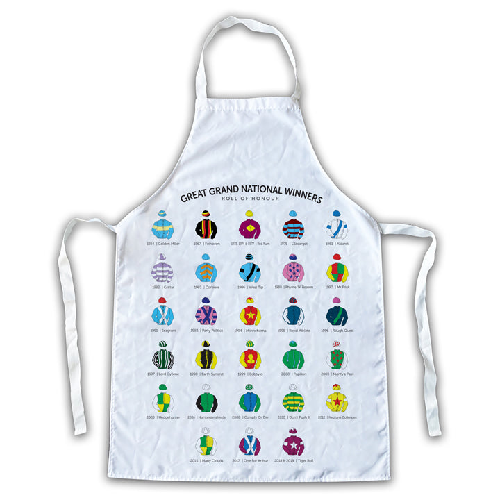 Great Grand National Winners Chefs Apron – Weatherbys Shop